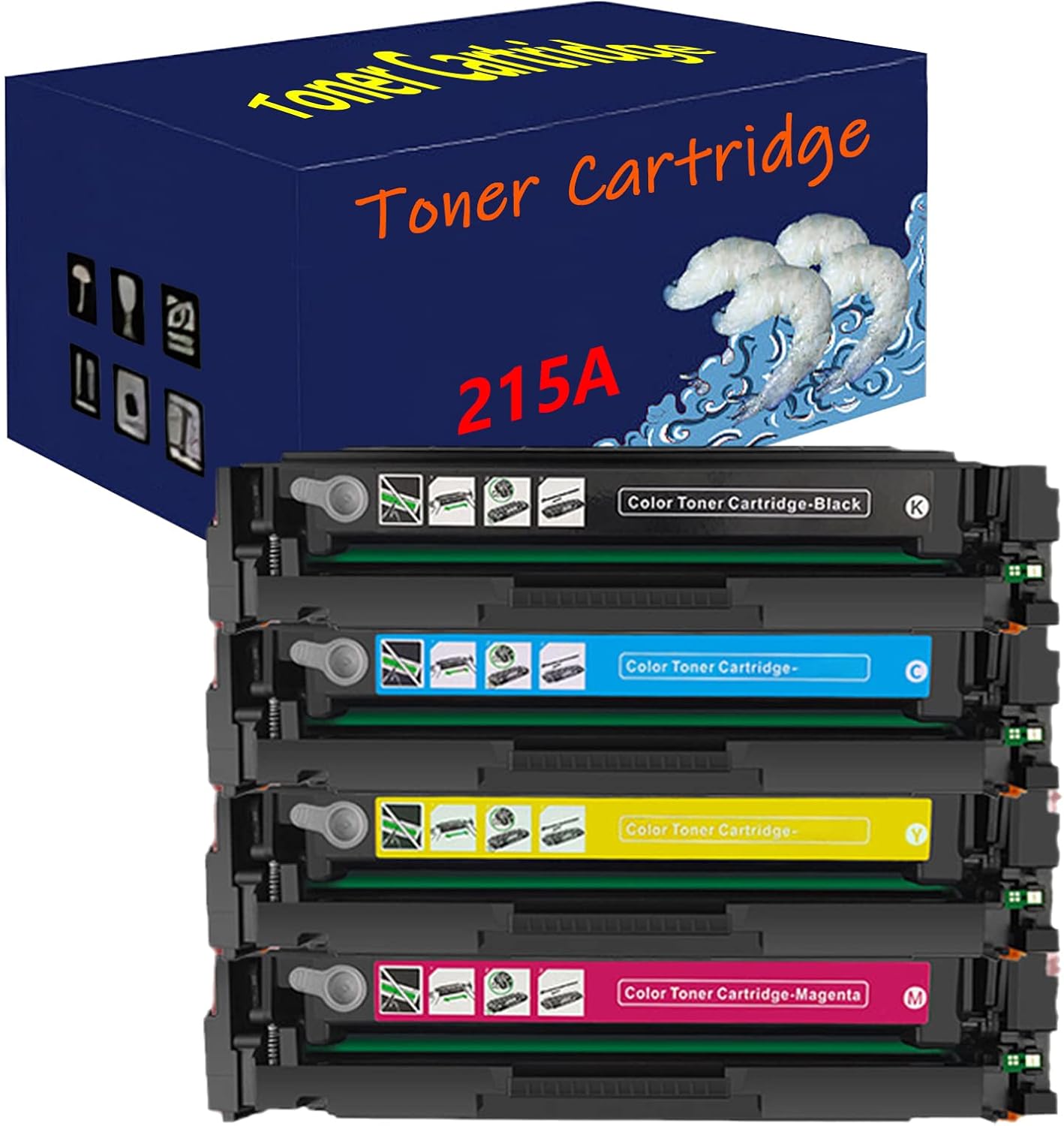 Amazon.com: 215A Toner Cartridge for HP W2310A W2311A W2312A W2313A ...
