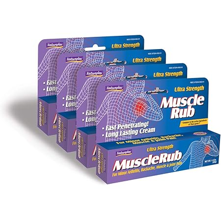 Amazon.com: Natureplex Ultra Strength Muscle Rub 1.5 Oz (Pack of 5 ...