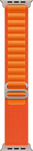 Amazon.com: Apple Watch Band - Alpine Loop (49mm) - Orange - Medium ...