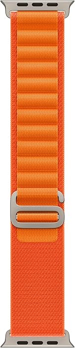 Amazon.com: Apple Watch Band - Alpine Loop (49mm) - Orange - Medium ...