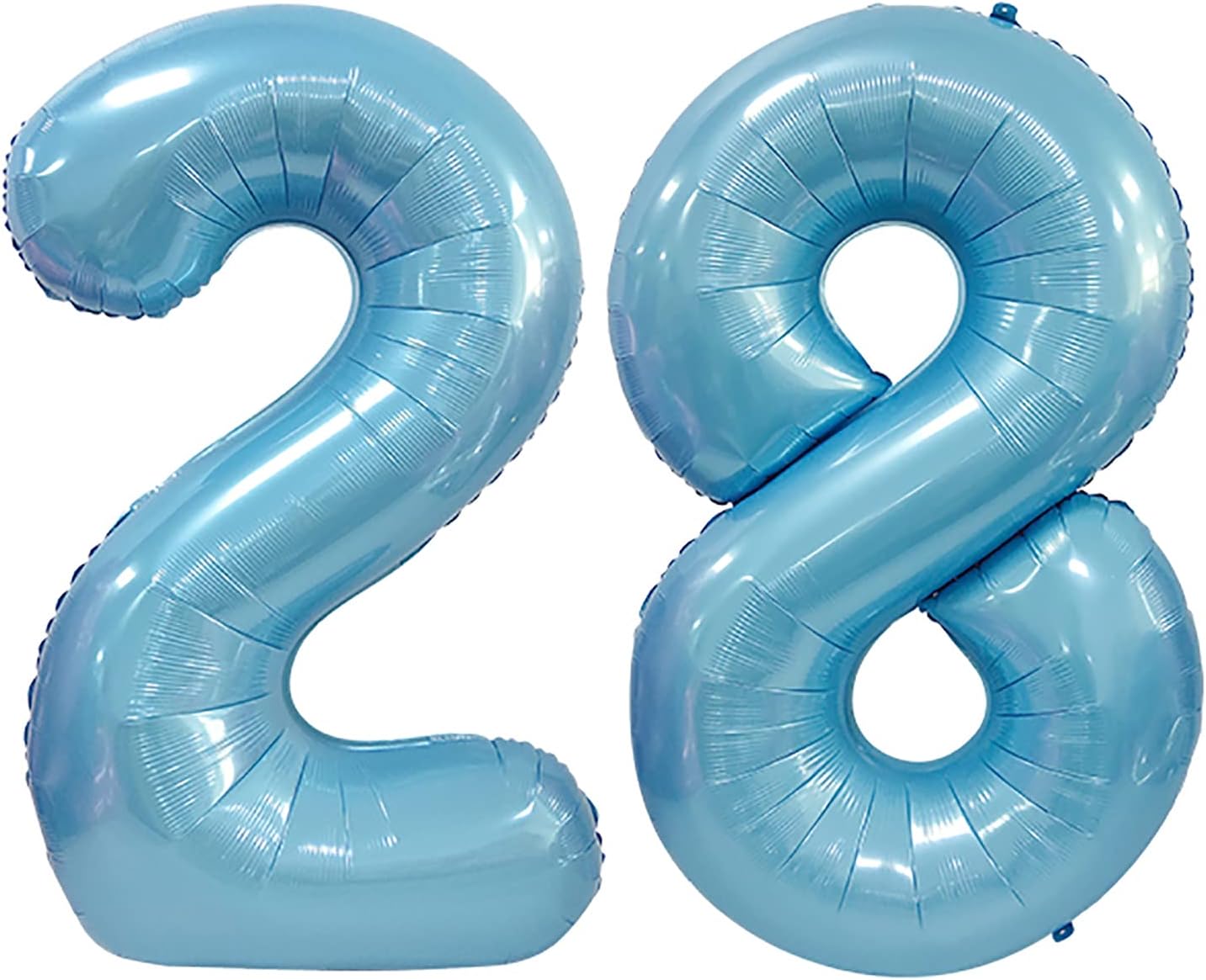Amazon.com: ESHILP 40 Inch Number Balloon Foil Balloon Number 28 Jumbo ...