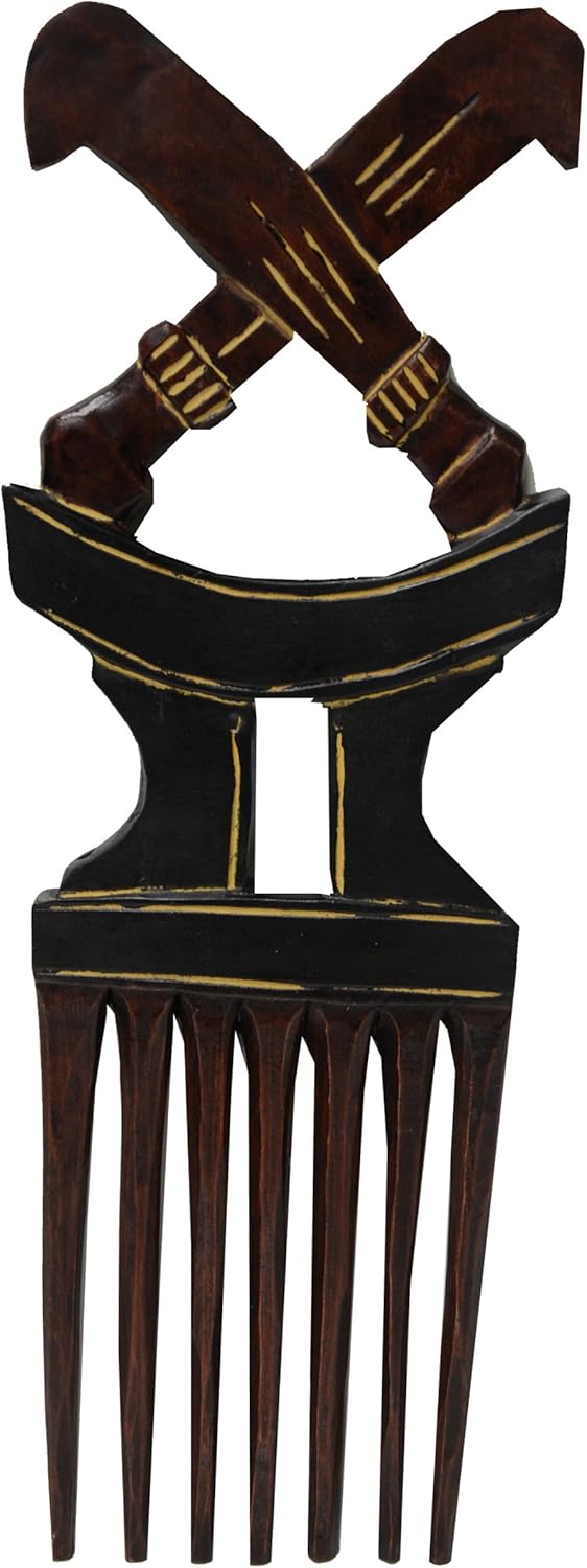 Amazon.com: Ashanti Sword Wooden Comb - Handcarved in Ghana: Wall ...