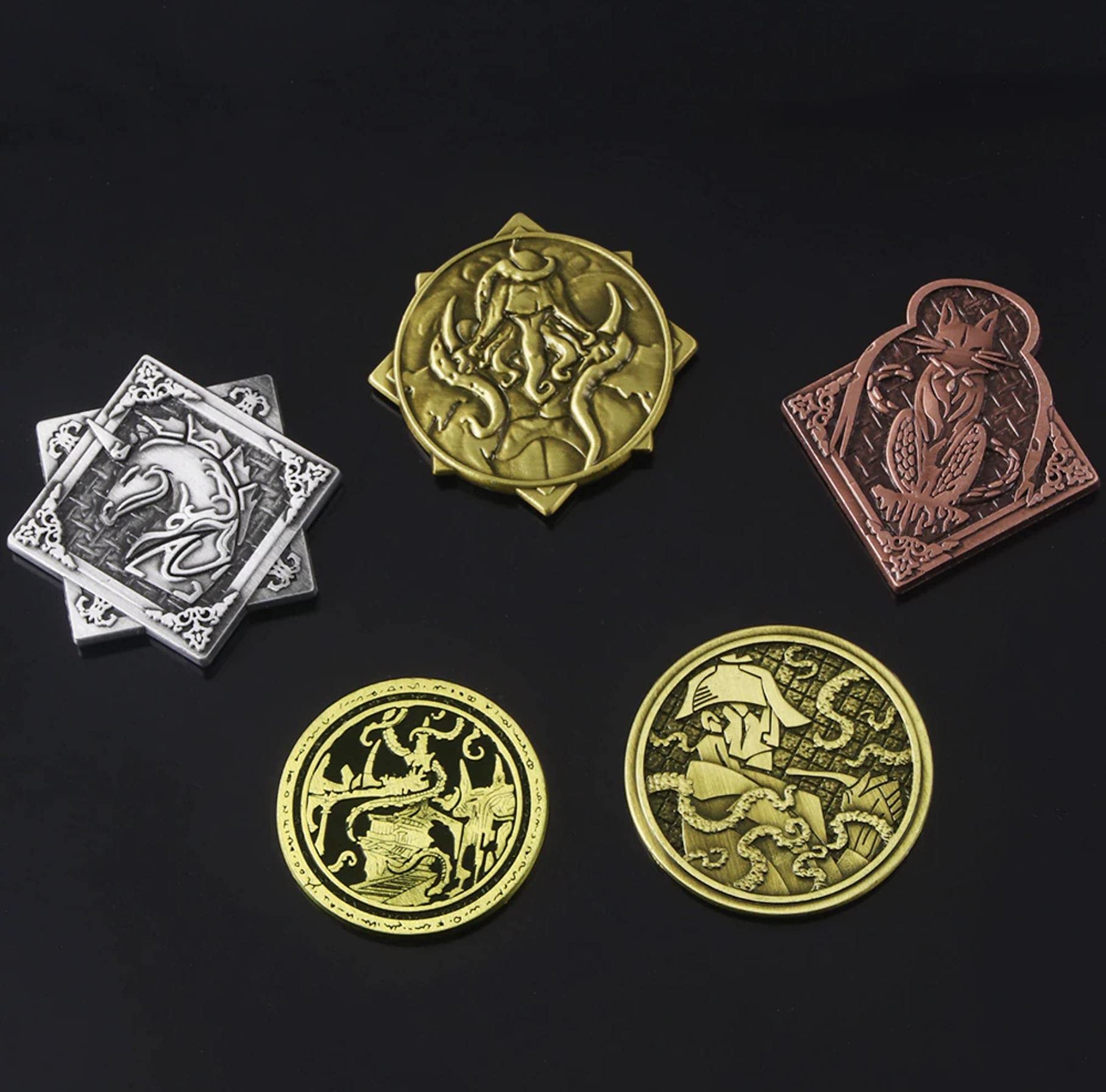 Buy Fantasy Coin | Cthulhu Lovecraft Mythos Necronomicon Horror Demon ...