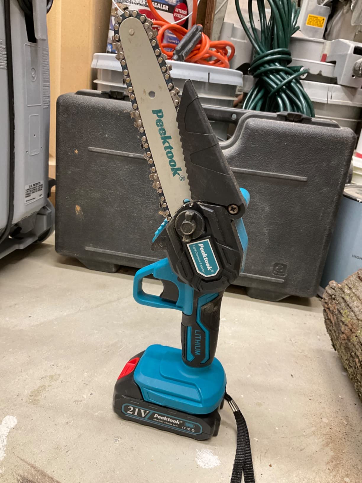 $11/mo - Finance Mini Chainsaw 6-Inch, Peektook Electric Chainsaw ...