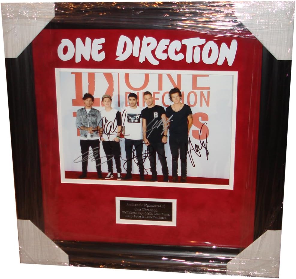 One Direction Genuine Hand SIGNED Autograph AFTAL UACC RD : Amazon.co ...