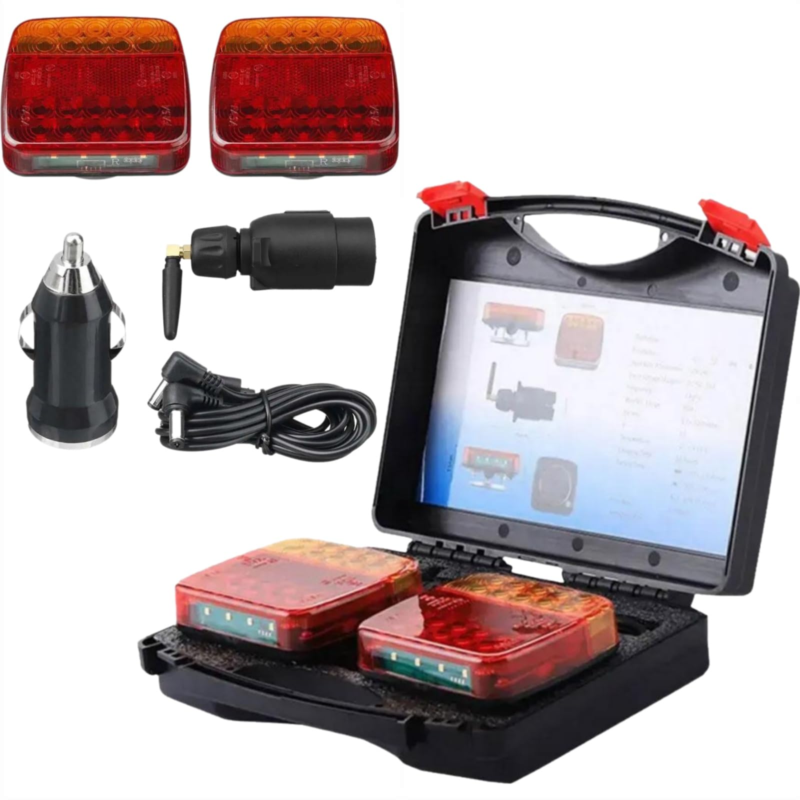 13 Pin Wireless Trailer Lights Wireless Trailer Lights,2025 New LED ...