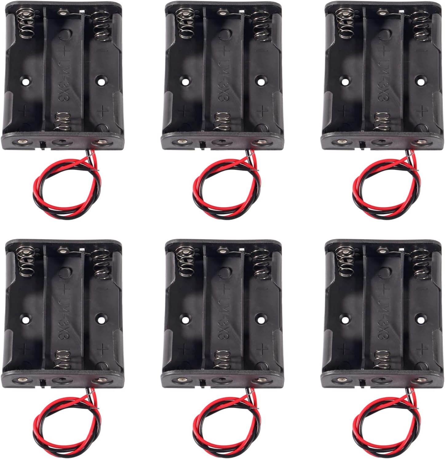 Amazon.com: LampVPath (Pack of 3 3 AA Battery Holder, 3 AA Battery ...