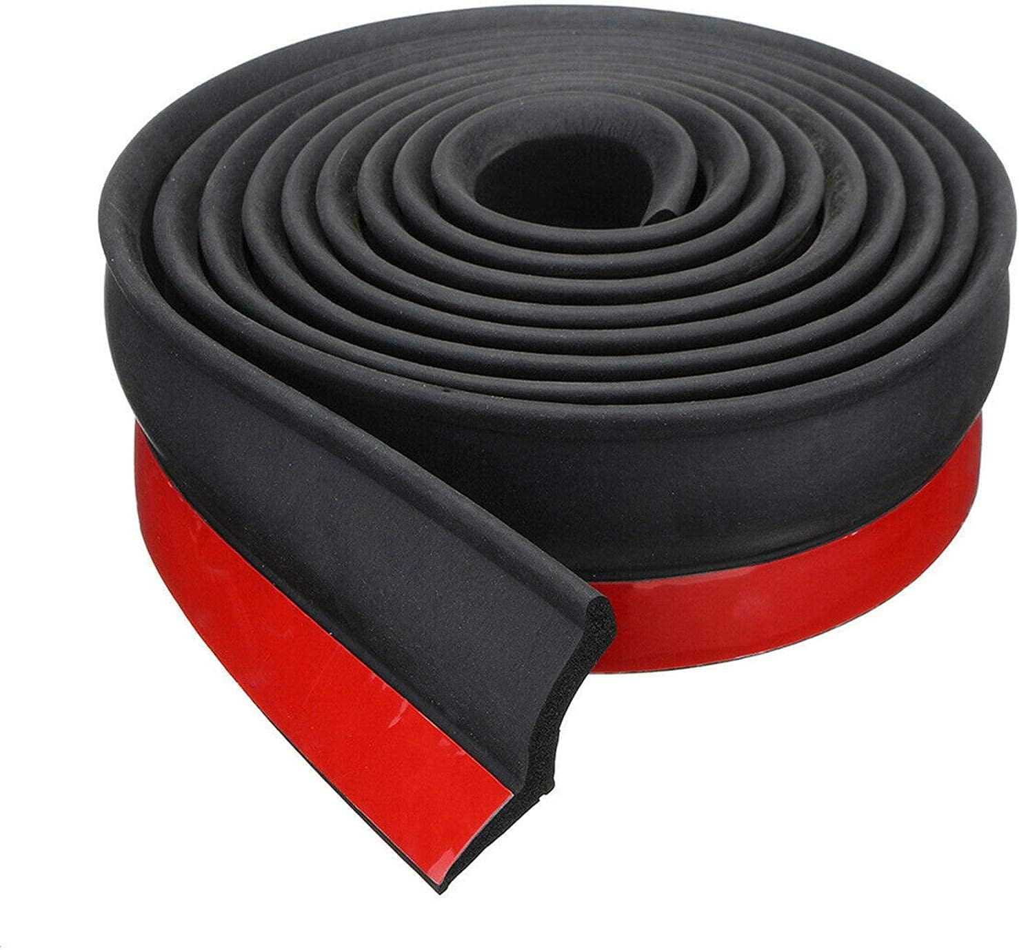 L Shaped Flexible EPDM Black Rubber Extrusion Edge Protector Trim 18mm ...