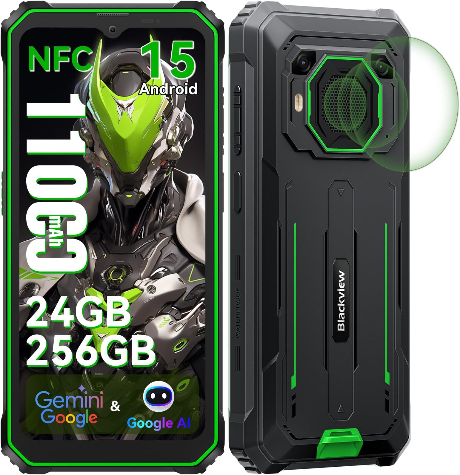 AGM H MAX Outdoor Handy Ohne Vertrag 4G, 10000 mAh Robust Smartphone ...