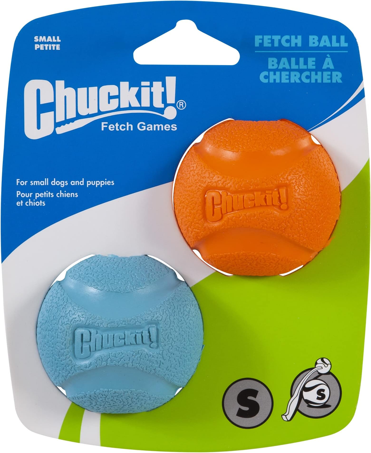 Chuckit! Fetch Ball, Multicolor, 2-Pack, Small : Amazon.com.mx ...