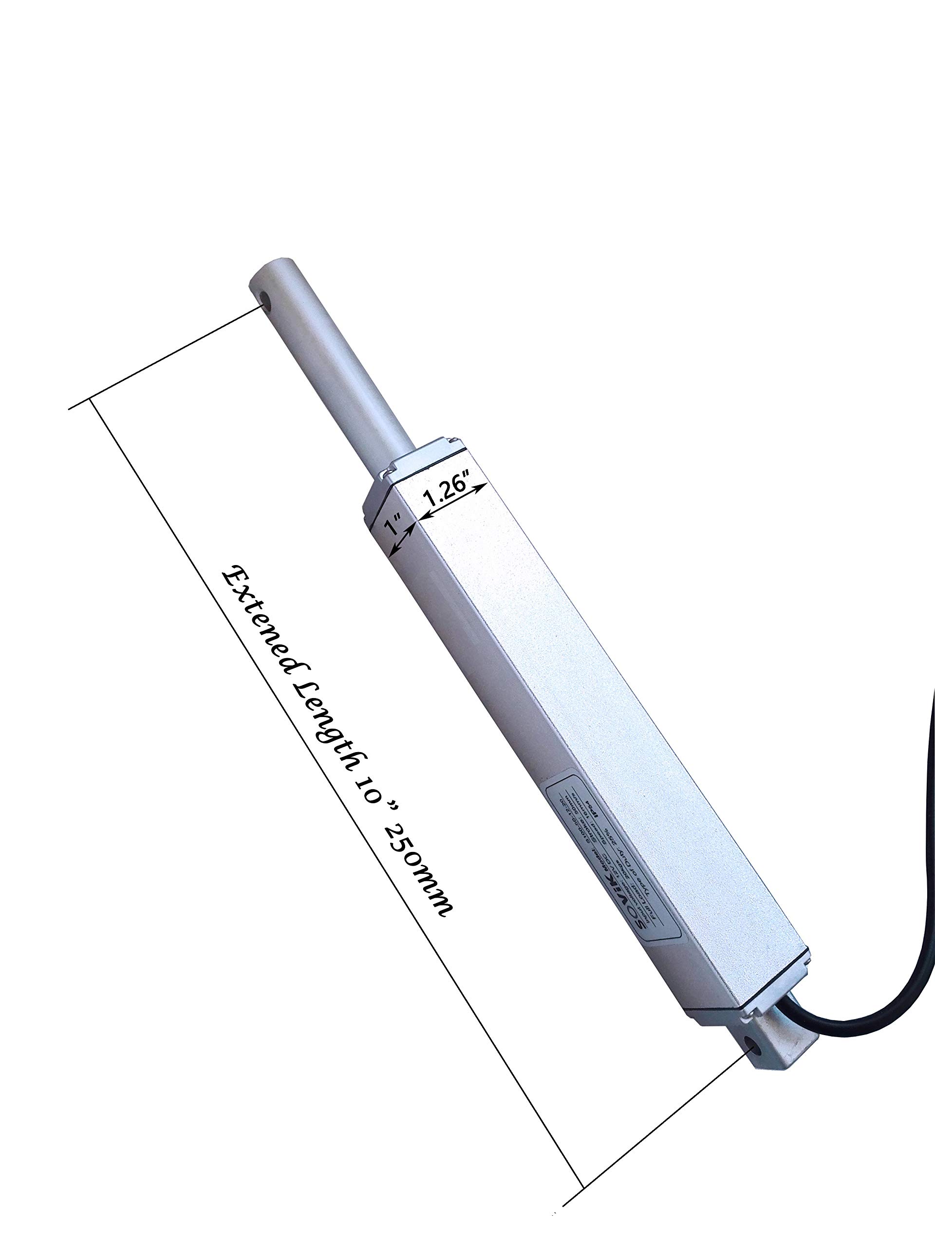 Snapklik.com : 2" 2 Inch Stroke Micro Linear Actuator,12V DC Speed 1 ...