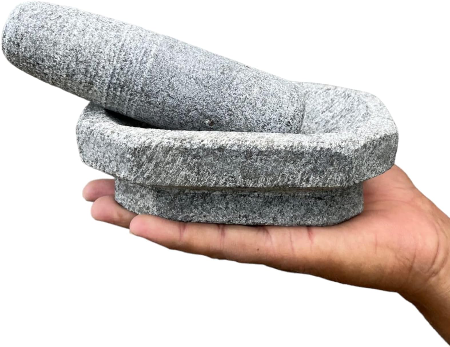 Buy Subaa Kalvam Stone Mortar and Pestle Set Masher Khalbatta Kharal ...