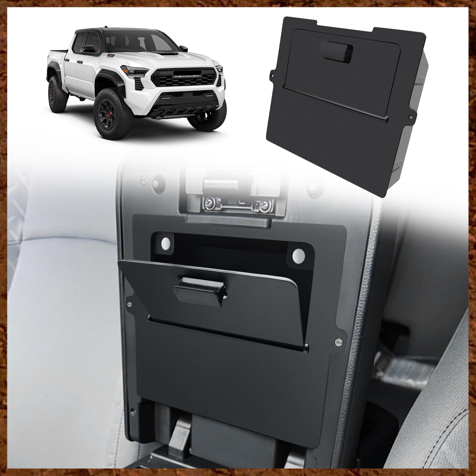 Amazon.com: Neepiar 2PCS Center Console Organizer Tray Compatible with ...