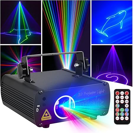Amazon.com: Sumger DJ Disco Stage Party Lights,Sound Activated Laser ...