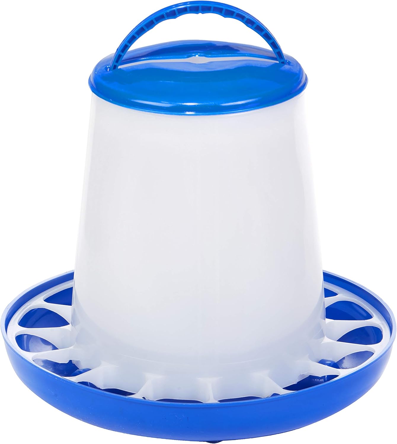 Amazon.com : Double-Tuf® Plastic Poultry Feeder | Durable Feeding ...