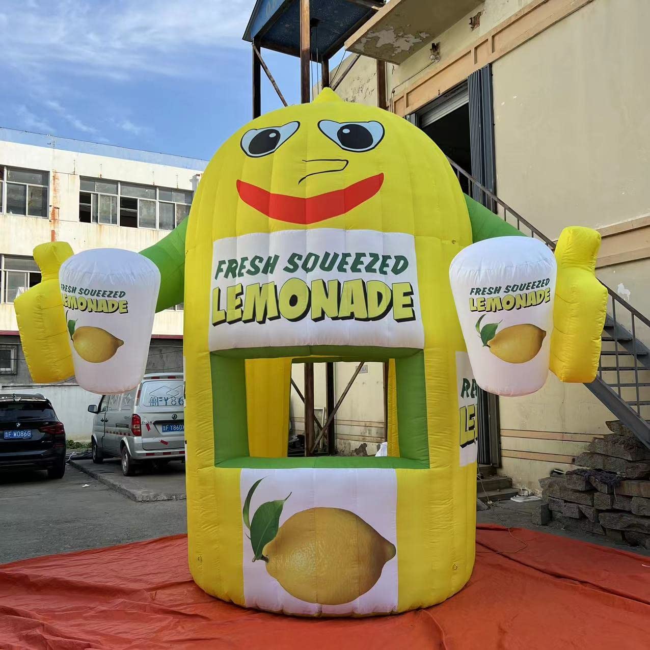 Snapklik.com : Vinfgoes Inflatable Lemonade Stand Tent Trade Show Sales ...