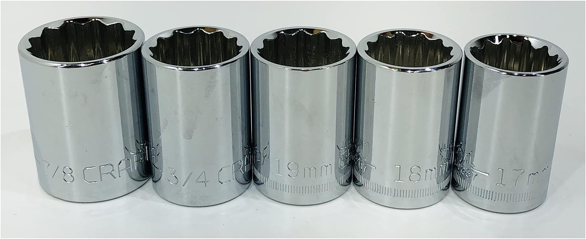 Amazon.com: Craftsman Easy To Read Socket Accessory Set Metric 1/2 in ...