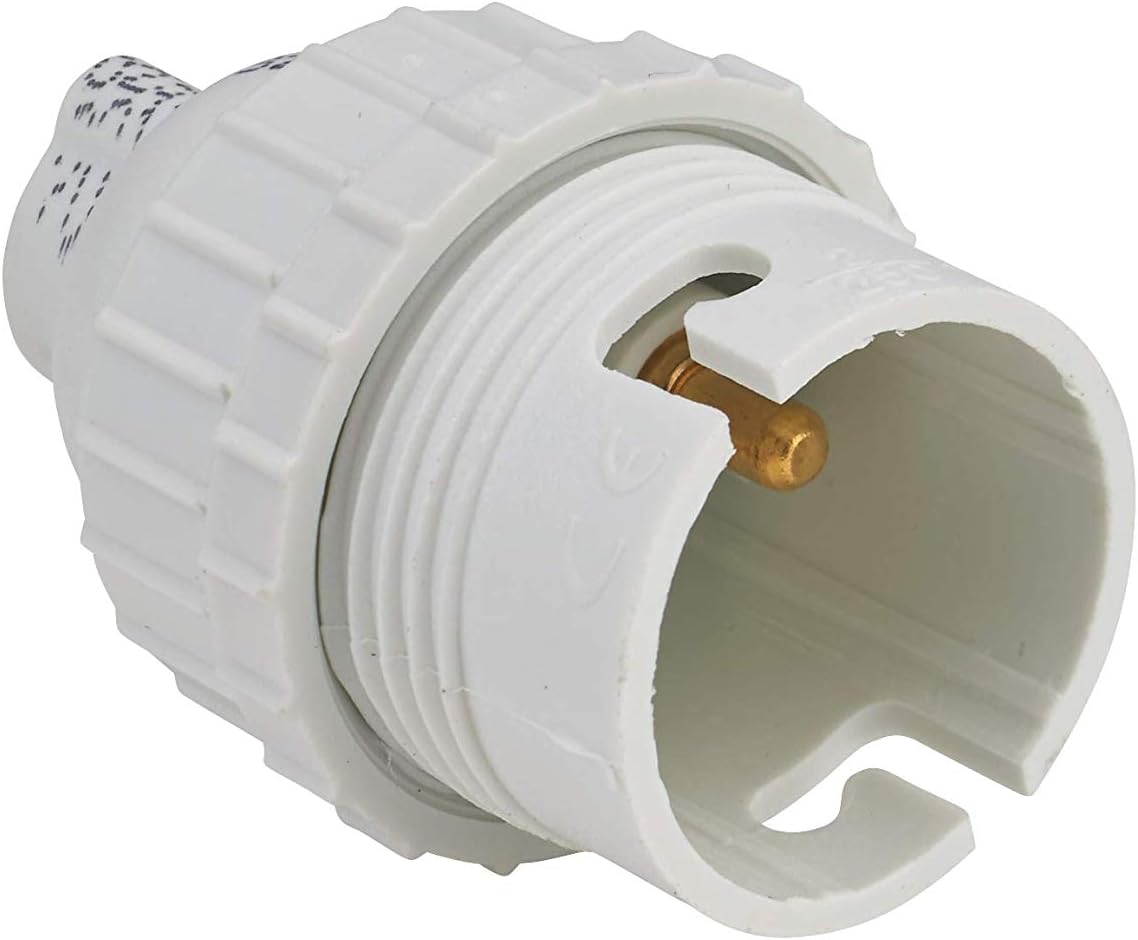 Legrand - Douille pour ampoule B22 - avec bague - sortie de câble latérale - laiton : Amazon.fr ...
