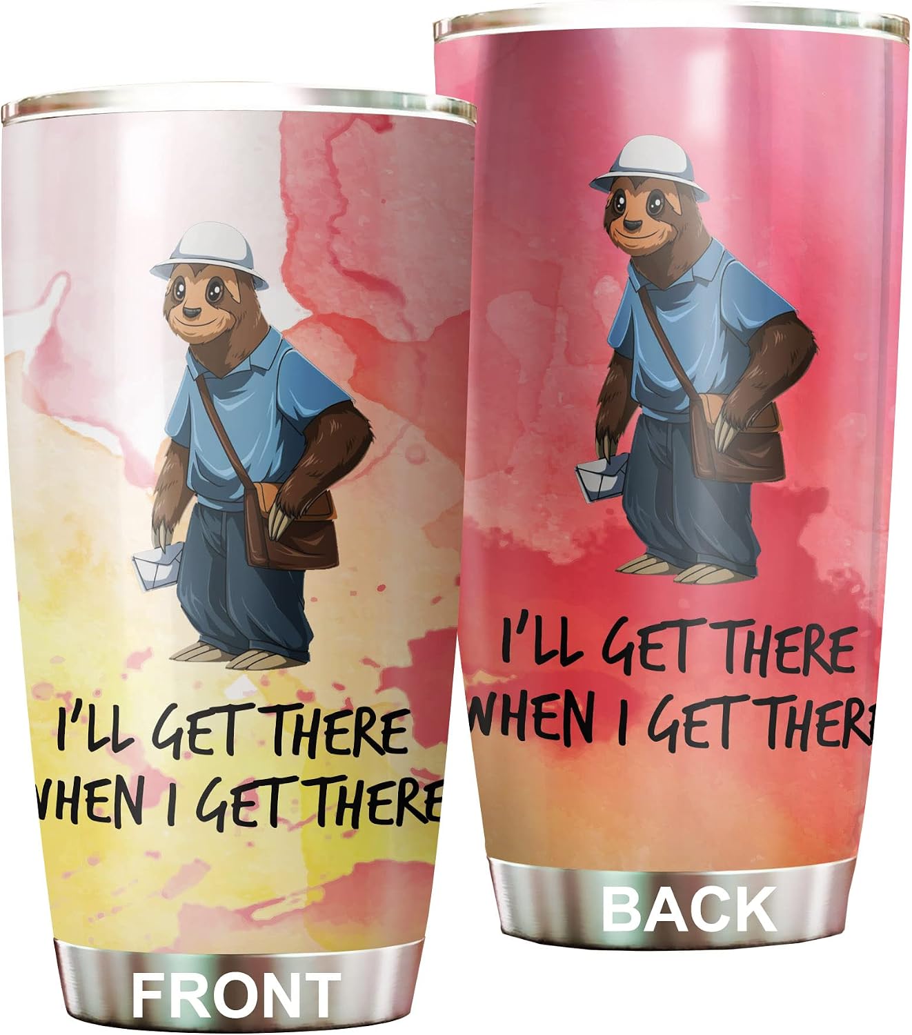 Amazon.com | MEDROC Mail Carrier Tumbler Stainless Steel 20oz, Funny ...
