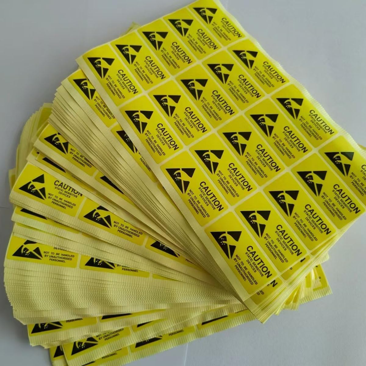 Amazon.com: 1000pcs Static Sensitive Devices Stickers Adhesive Stickers ...
