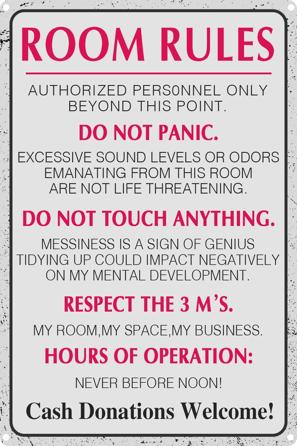 Amazon.com: HYBLOM Room Sign For Teen Girls Bedroom Door Decor Teen Boy ...