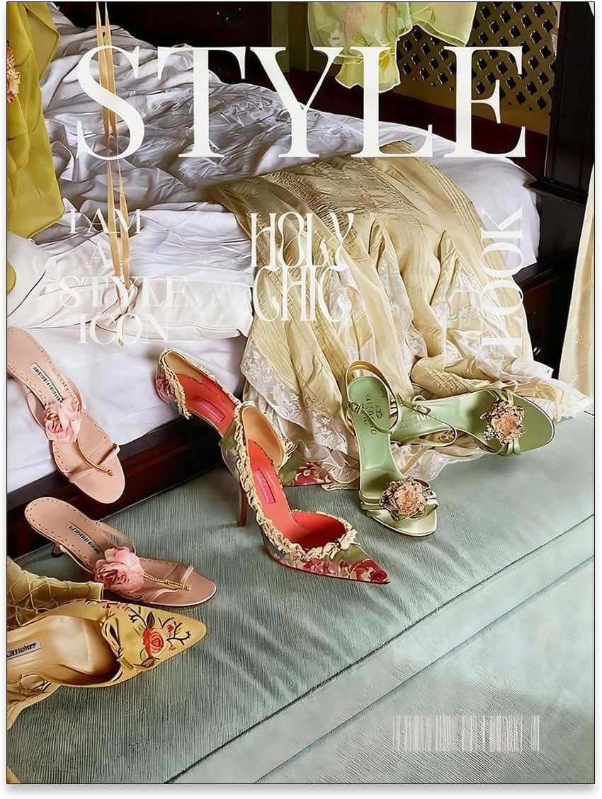 Amazon.com: YYS Trendy Luxury Heels Canvas Wall Art Fashion Beautiful ...