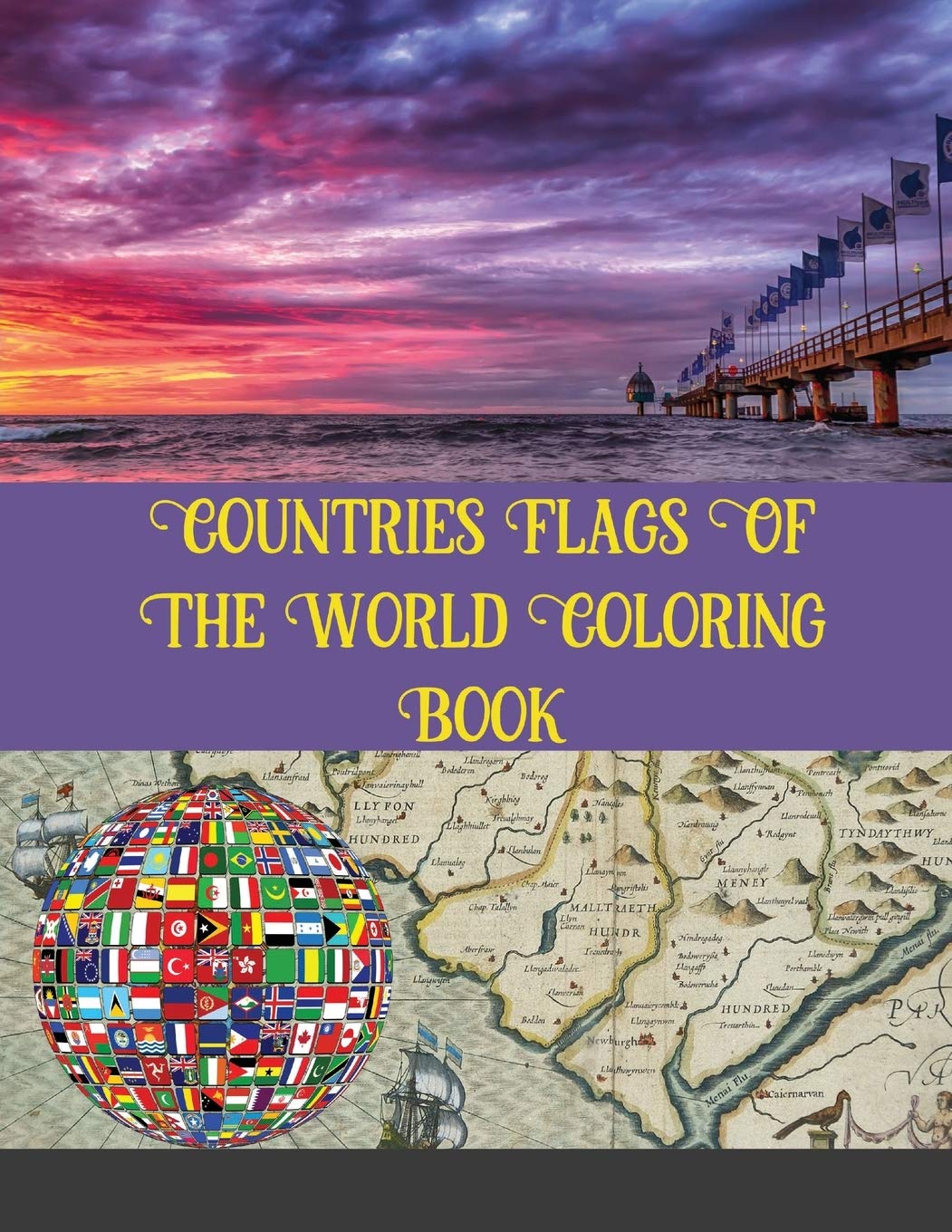 Countries Flags Of The World Coloring Book Color Interior 99 ...