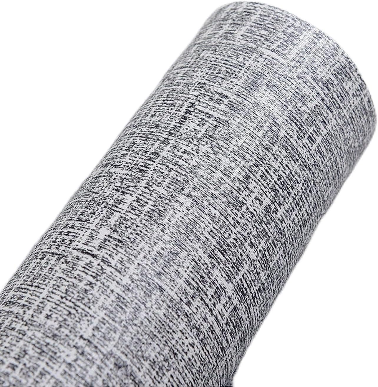 Yancorp 16"x394" Textured Fabric Wallpaper Faux Grasscloth Peel and ...