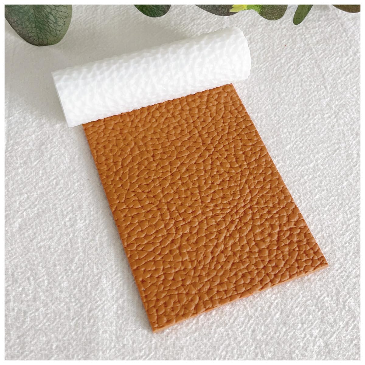 Amazon.com: KEOKER Polymer Clay Leather Texture Roller, Leather Texture ...