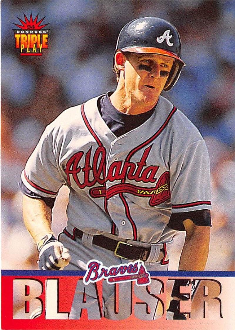 Amazon.com: Baseball MLB 1994 Triple Play #42 Jeff Blauser NM-MT Braves ...