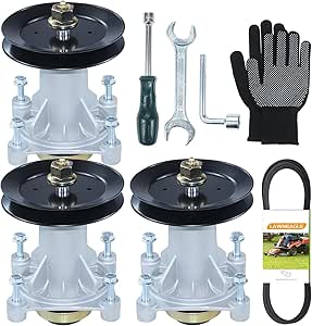 Amazon.com : Lawneagle 3 Pack Greased 587819701 Spindle Assembly Kit ...