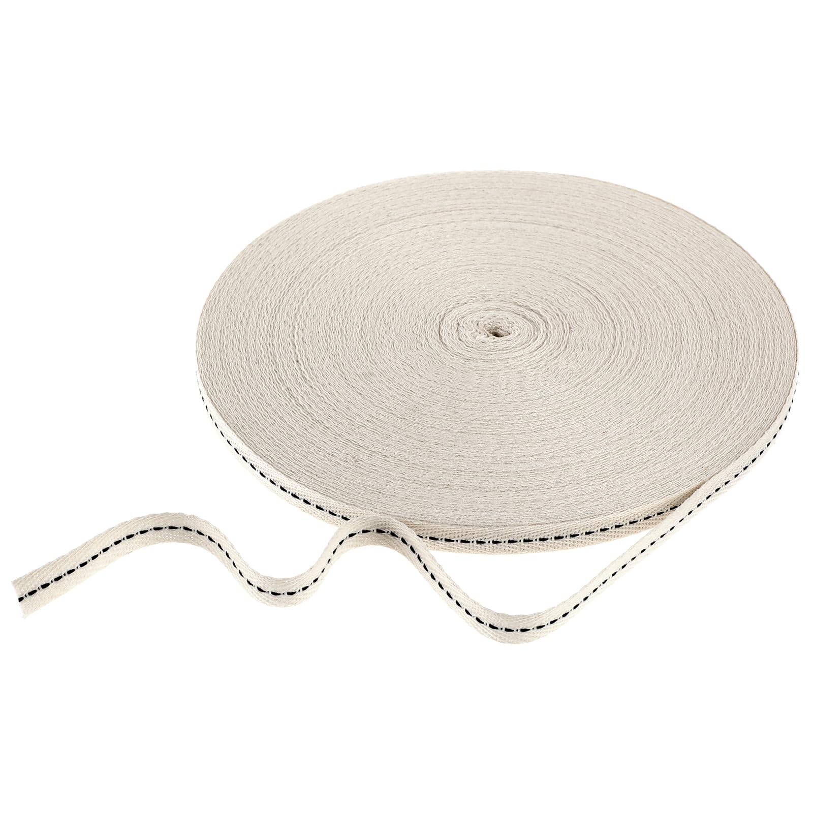 Amazon.com: Cotton Twill Tape Ribbon 3/8 Inch 54.7 Yards Binding Ribbon ...