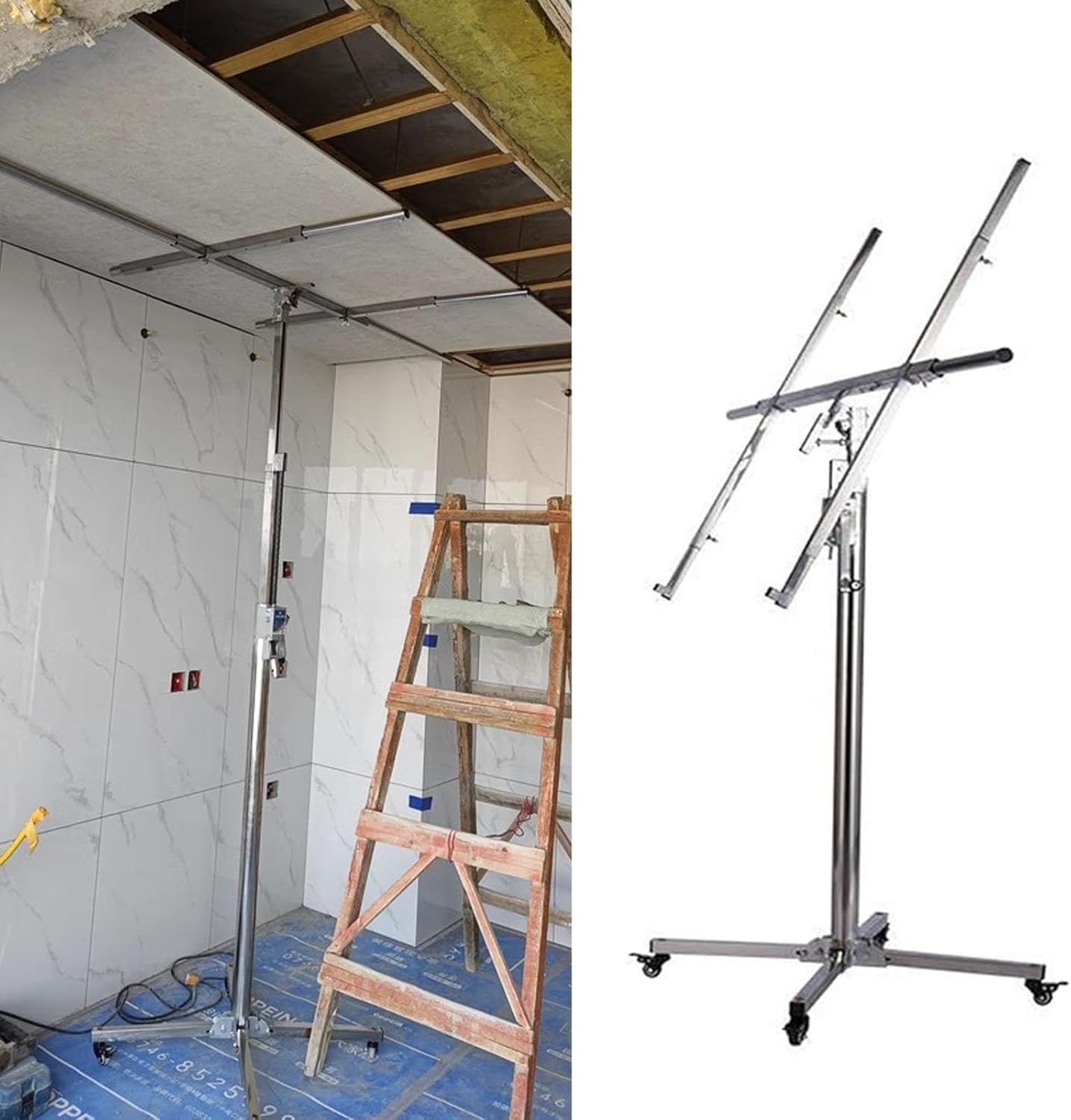 Stainless Steels Plaster Board Hoist, Construction Lockable Tool ...