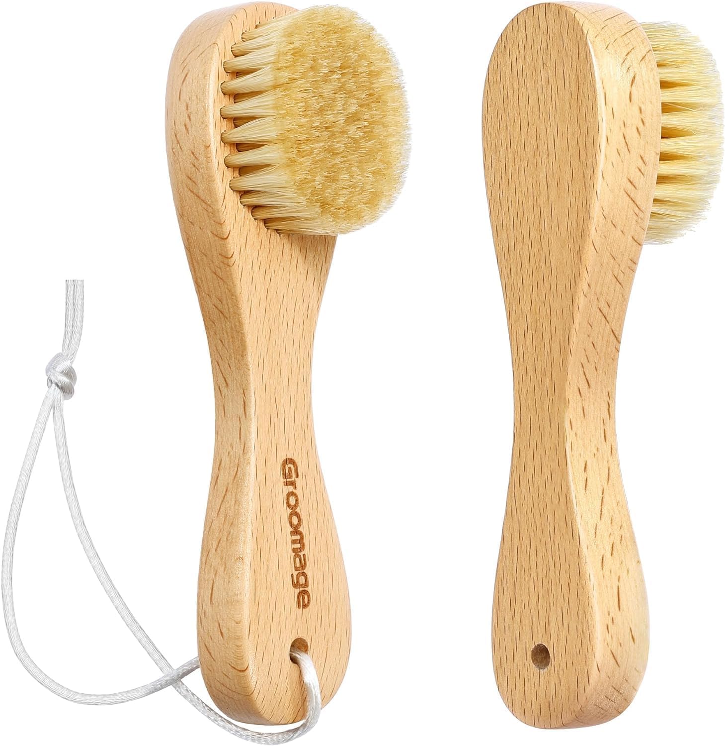 Amazon.com: Haowuliao Laundry Stain Brush with Natural Boar Bristle ...