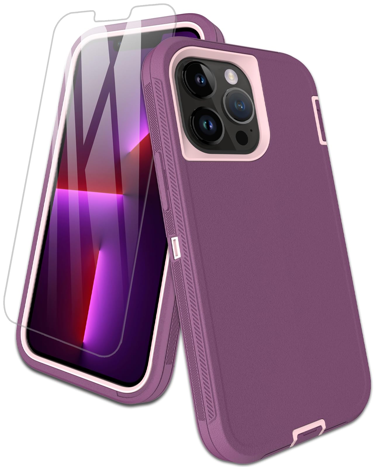 Amazon.com: Aliruke for iPhone 13 Pro Max Case, with Screen Protector ...