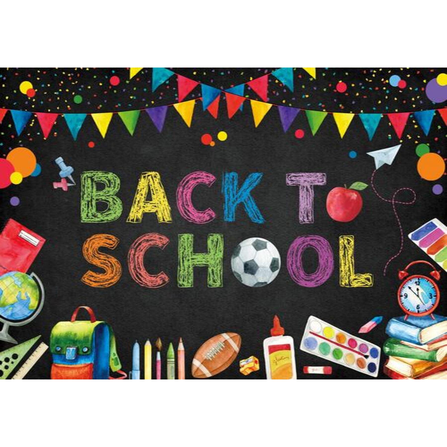 Allenjoy 7x5ft Welcome Back To School Backdrop First Day Kindergarten ...