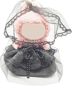 Amazon.com: Vintage Style Doll Clothes for Labubu, Lace Gothic ...
