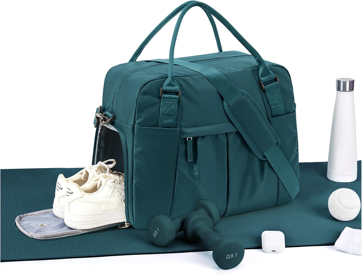 Amazon.com: Large Carry on Gym Bag for Women, Waterproof Sport Bag for ...