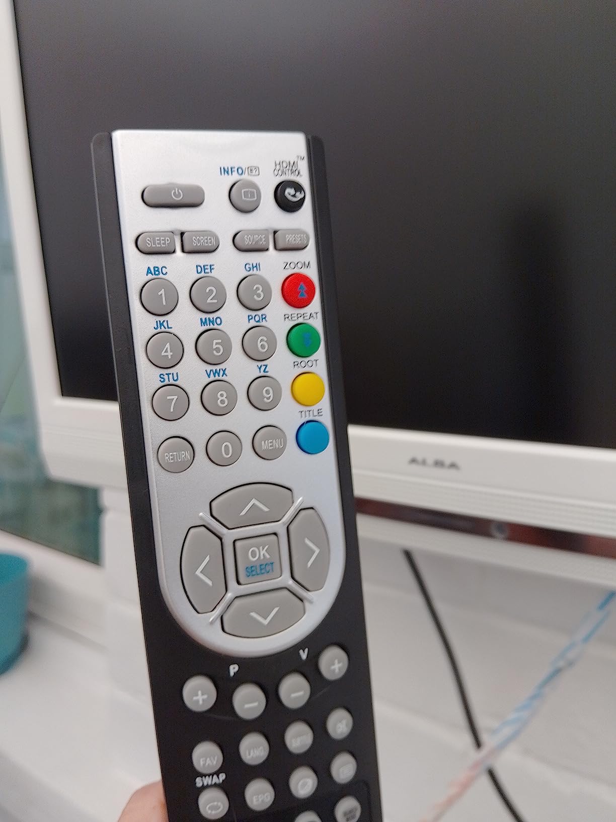 Genuine Alba LCD22ADVDW TV Remote Control: Amazon.co.uk: Electronics ...