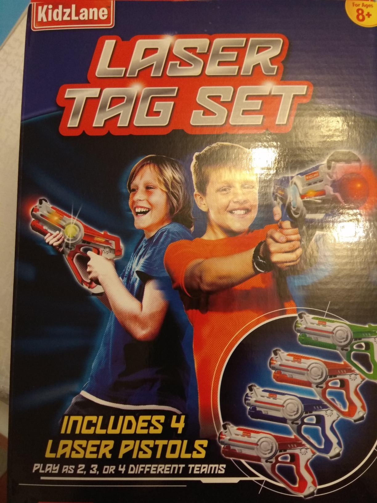 kidzlane Infrared Laser Tag : Game Mega Pack - Set of 4 Players ...