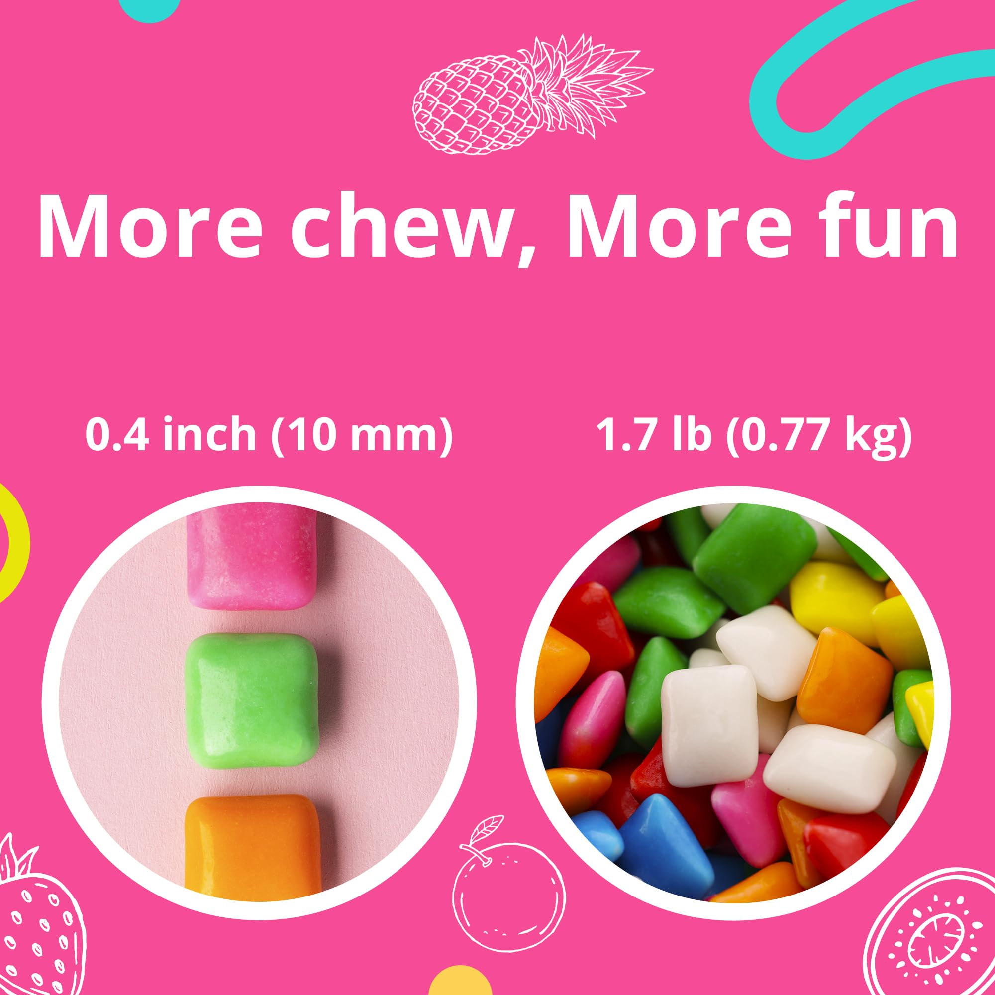 Snapklik.com : Mini Chiclets Gum - Chicklets Assorted Flavor Gum ...
