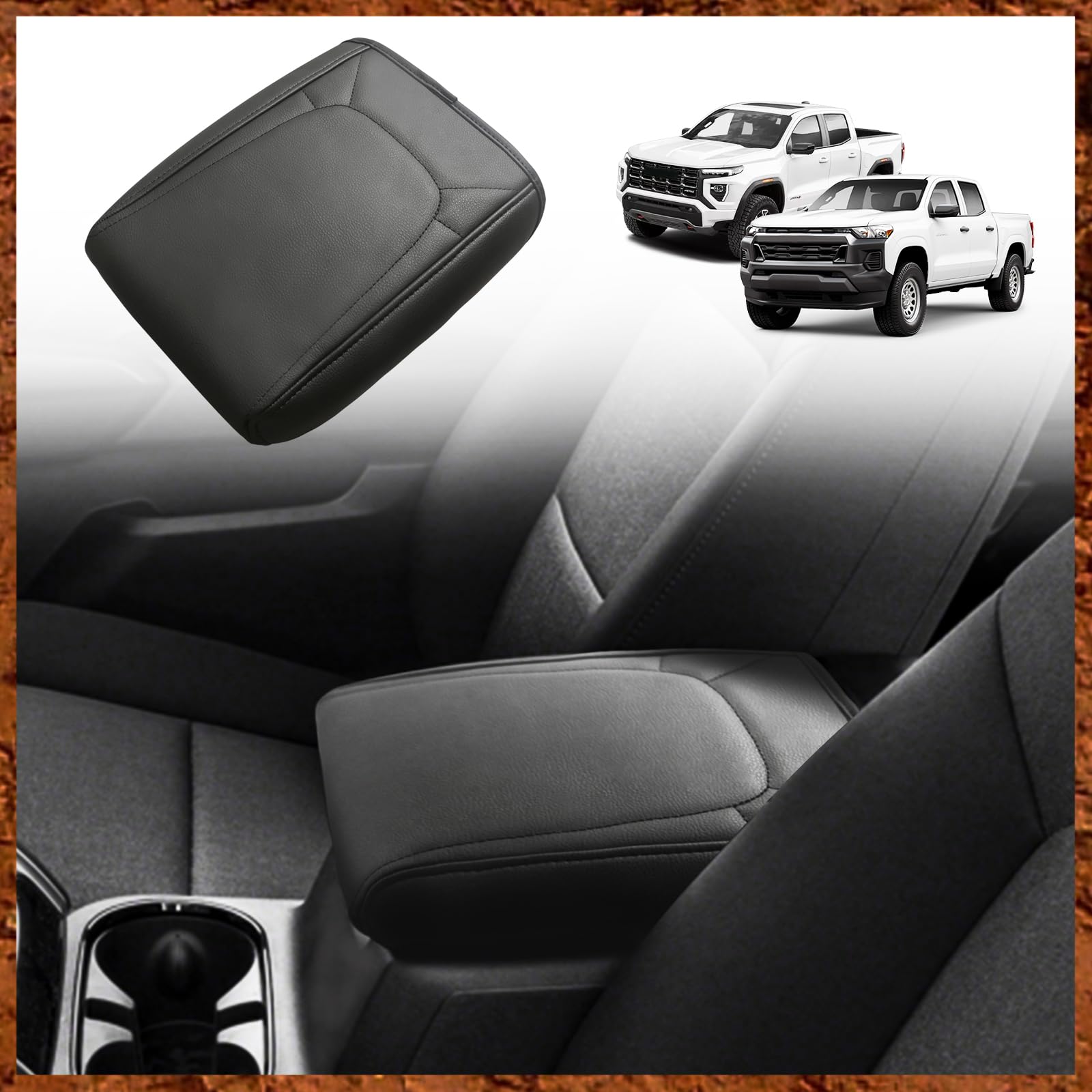 Amazon.com: Muslogy Center Console Armrest Cover Compatible with Chevy ...