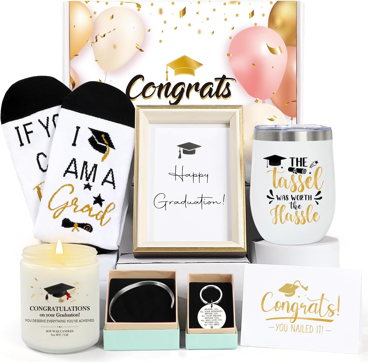 Amazon.com: AYGE Graduation Gifts for Her 2024, Class Of 2024 Gifts ...