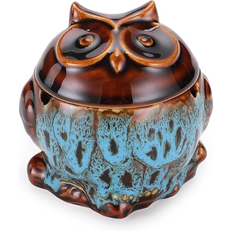 Amazon.com: K COOL Ceramic Ashtray with Lid, Cigarettes Ashtrays for ...