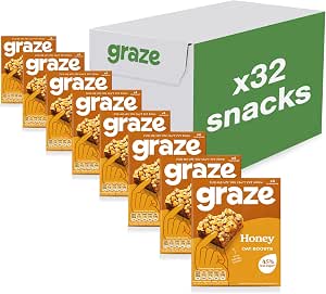 Graze Honey Protein Oat Boosts - Snacks with Whole Oats & Natural ...