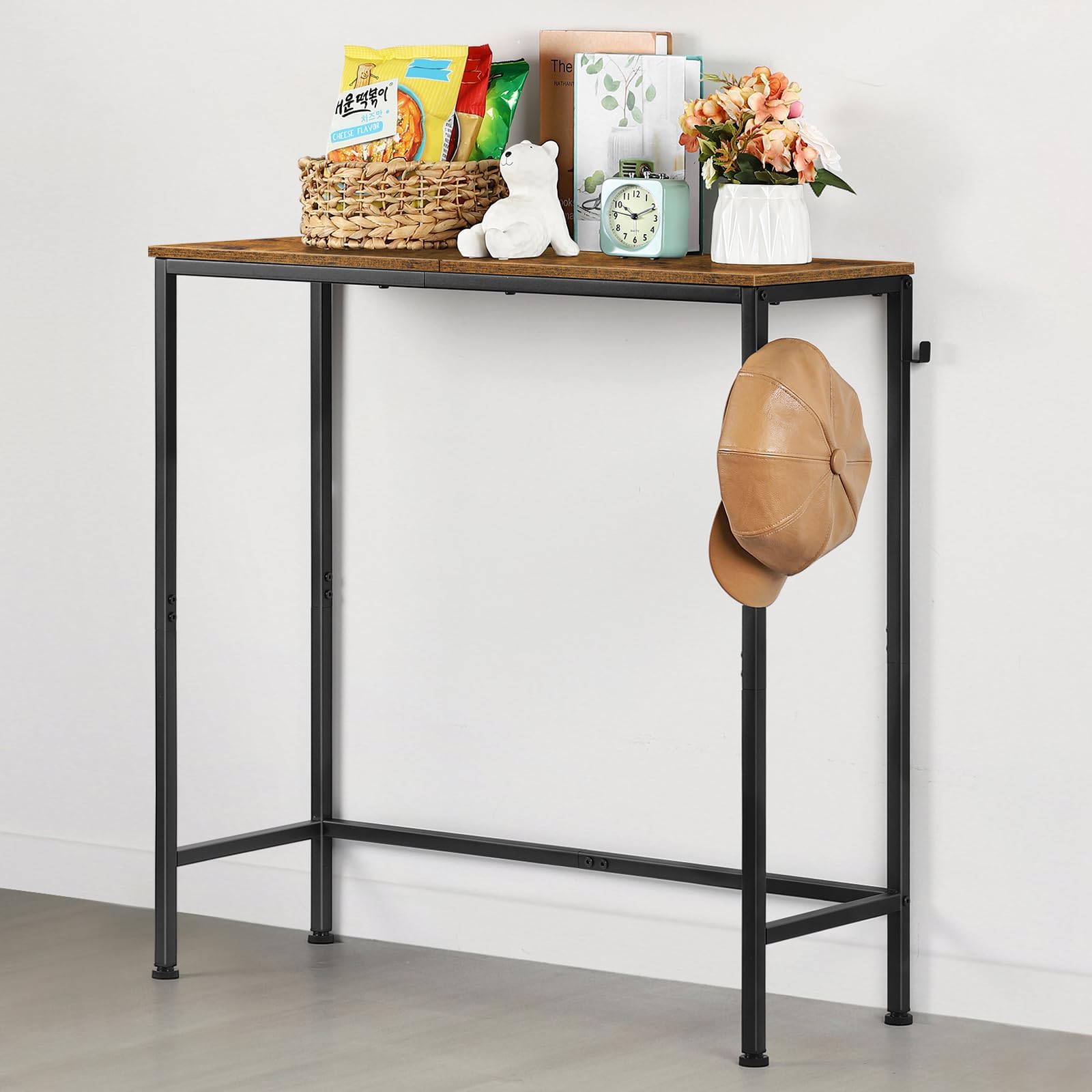 Amazon.com: BTY Narrow Console Table Small Entryway Table Industrial ...