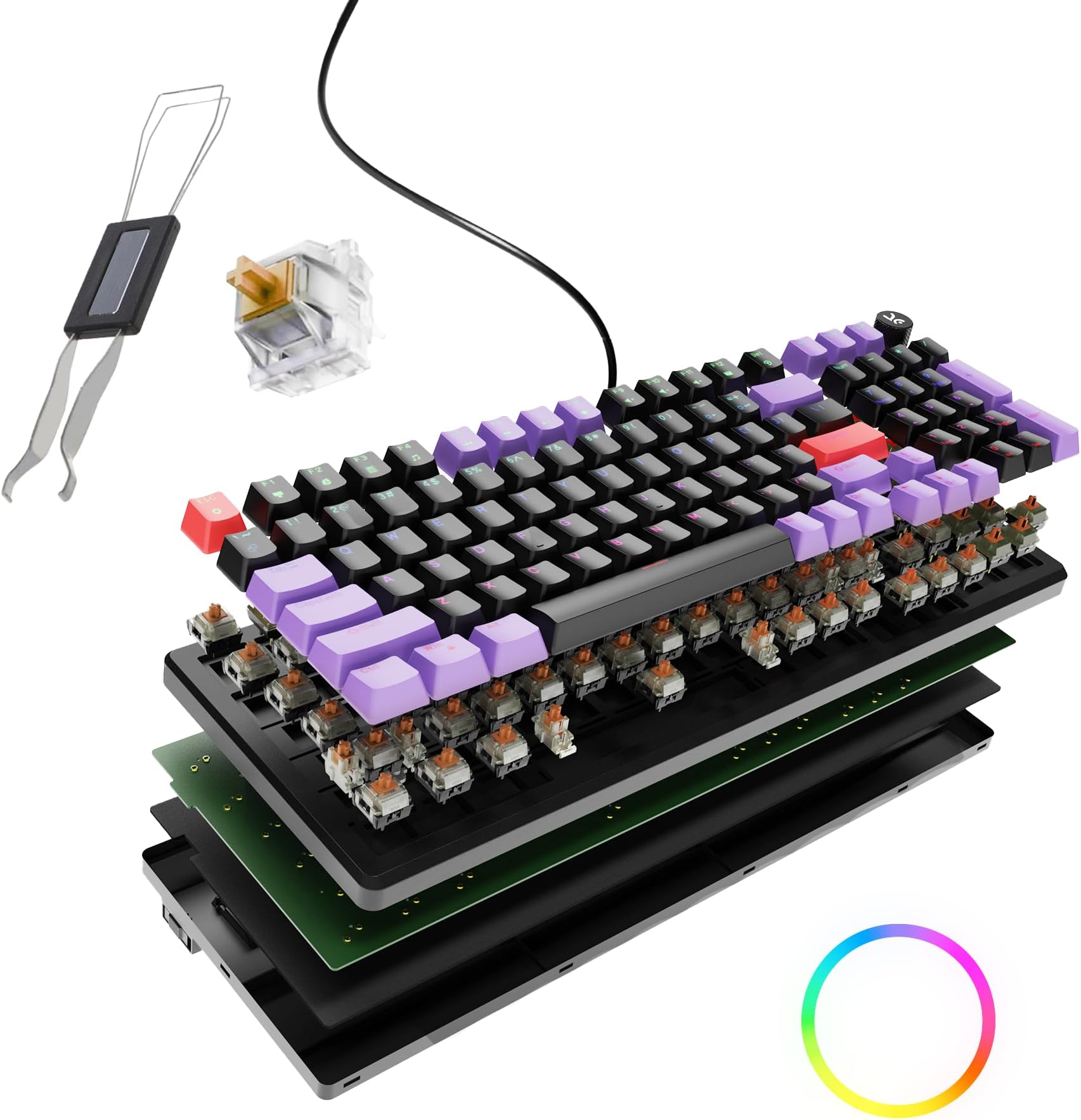 Amazon.in: Buy Kreo Hive Wired Full Size RGB Backlight Gaming ...