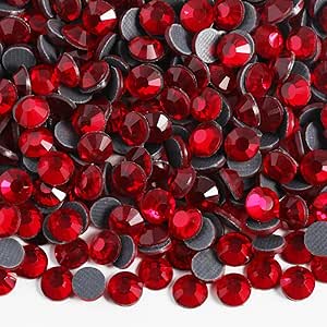 Amazon.com: 6000PCS Hotfix Rhinestones Bulk,Red Rhinestones for Crafts ...
