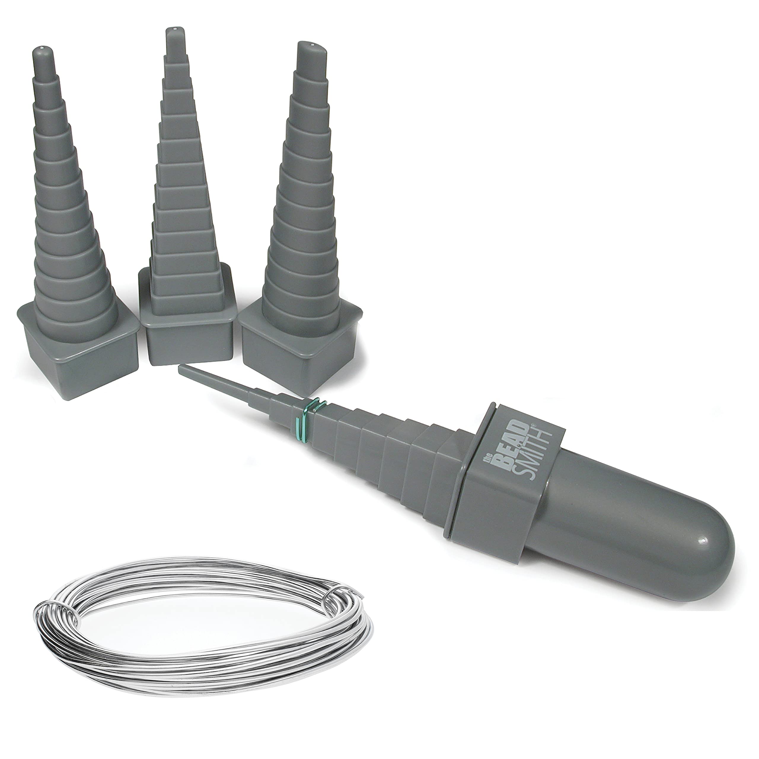 Amazon.com: The Beadsmith Mandrel 4X, Wire Wrapping Set in Assorted ...
