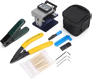 FTTH Fiber Optic Tool Set, FC-6S Splice Fiber Optic Peeling Tool Kit ...